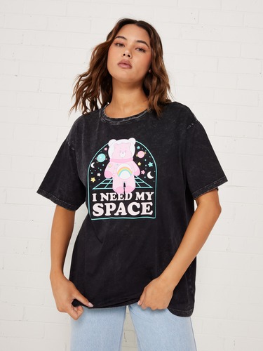 Carebears Need Space Oversized Tee