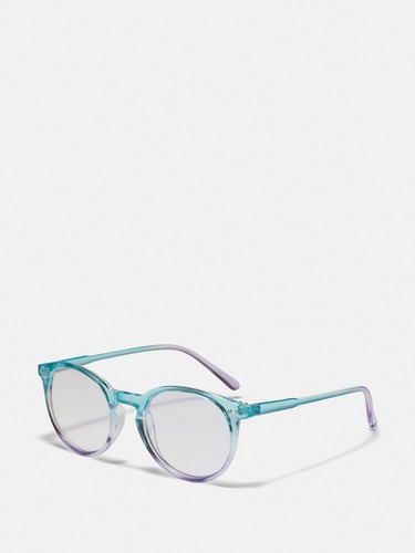Blue Lilac Plastic Reader