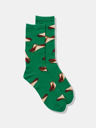 Crew Print Sock