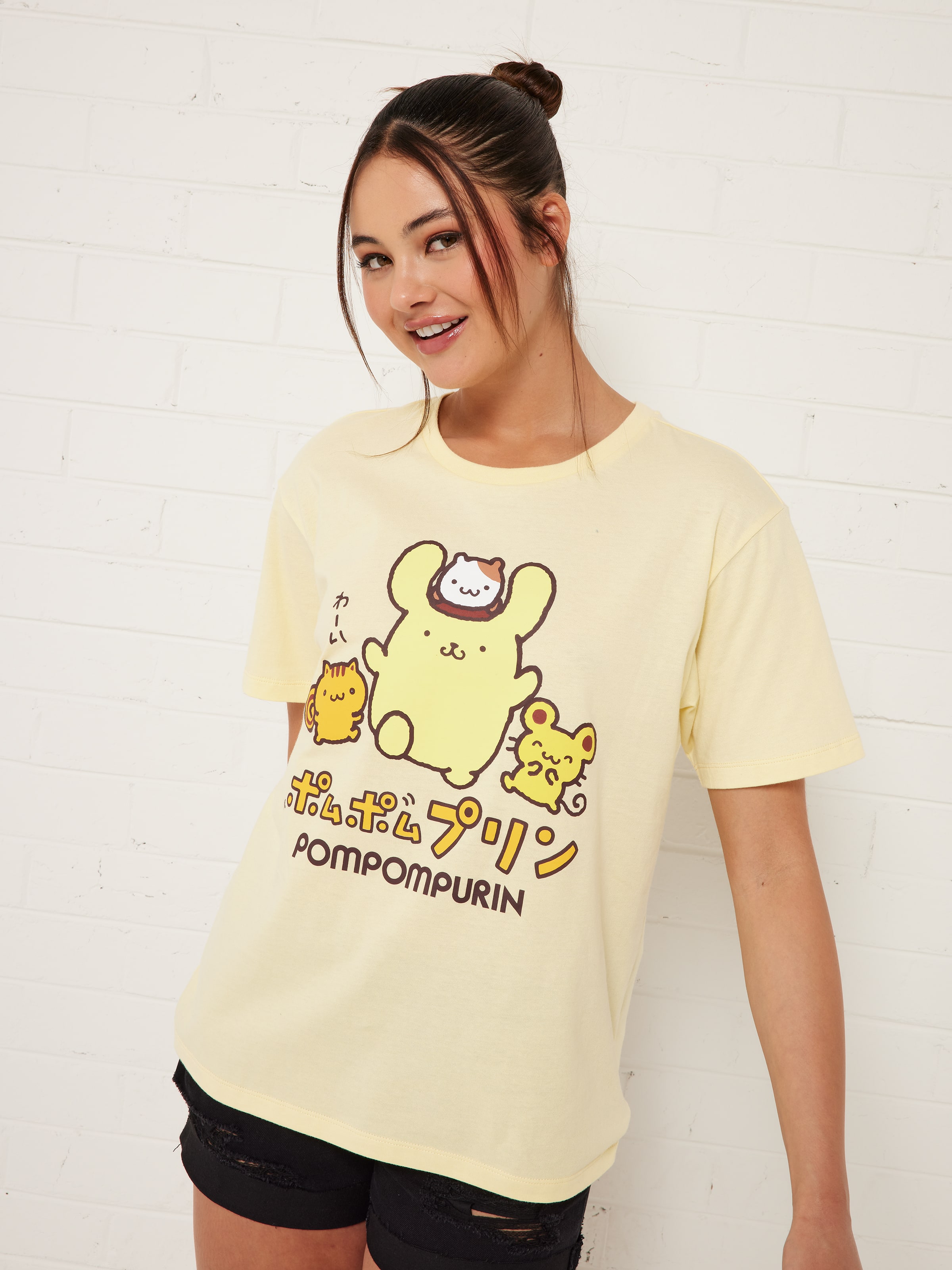 Pompompurin Classic Tee Baby Yellow - Jay Jays Online