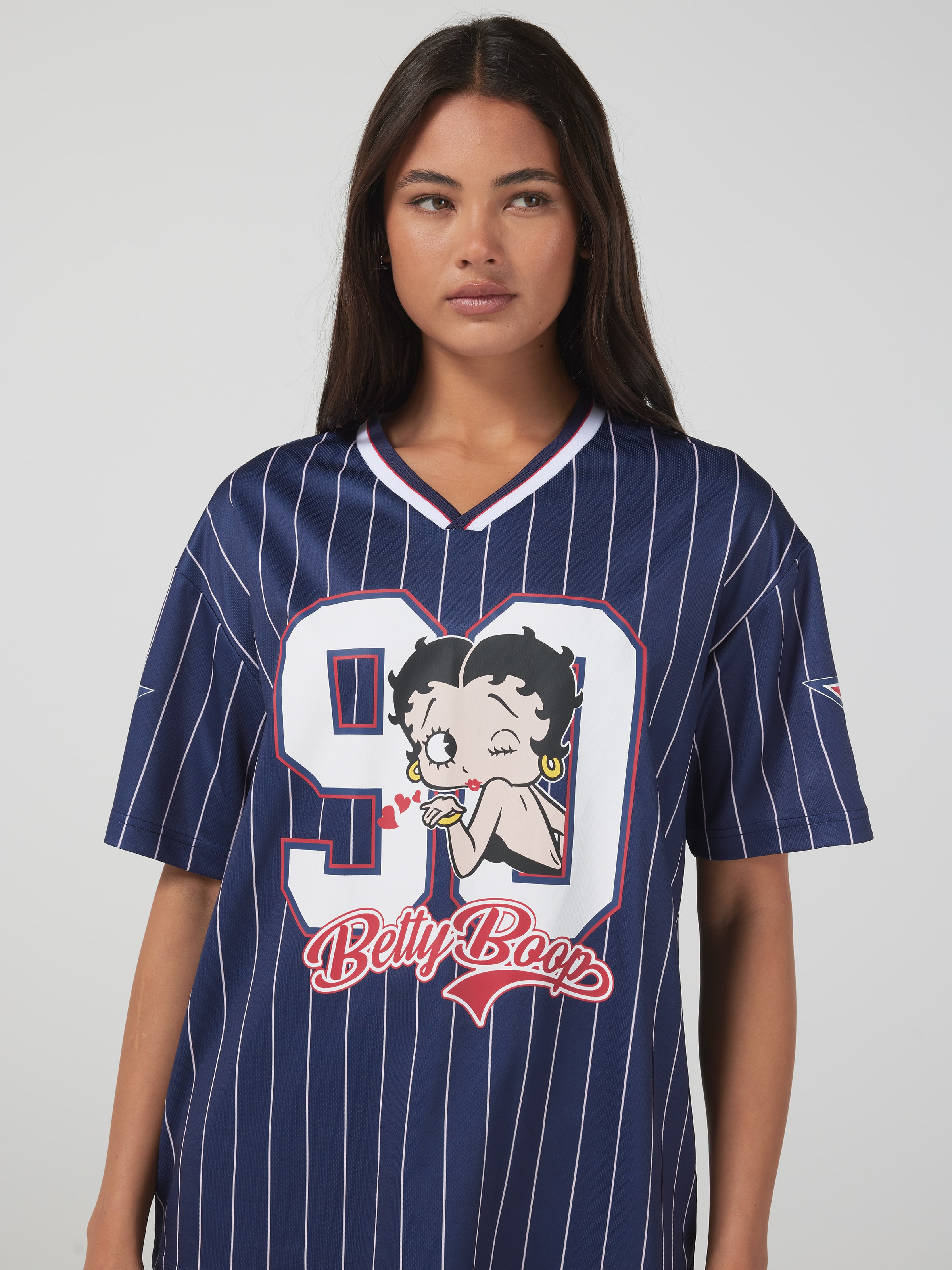 Betty Boop 90 Jersey Navy - Jay Jays Online