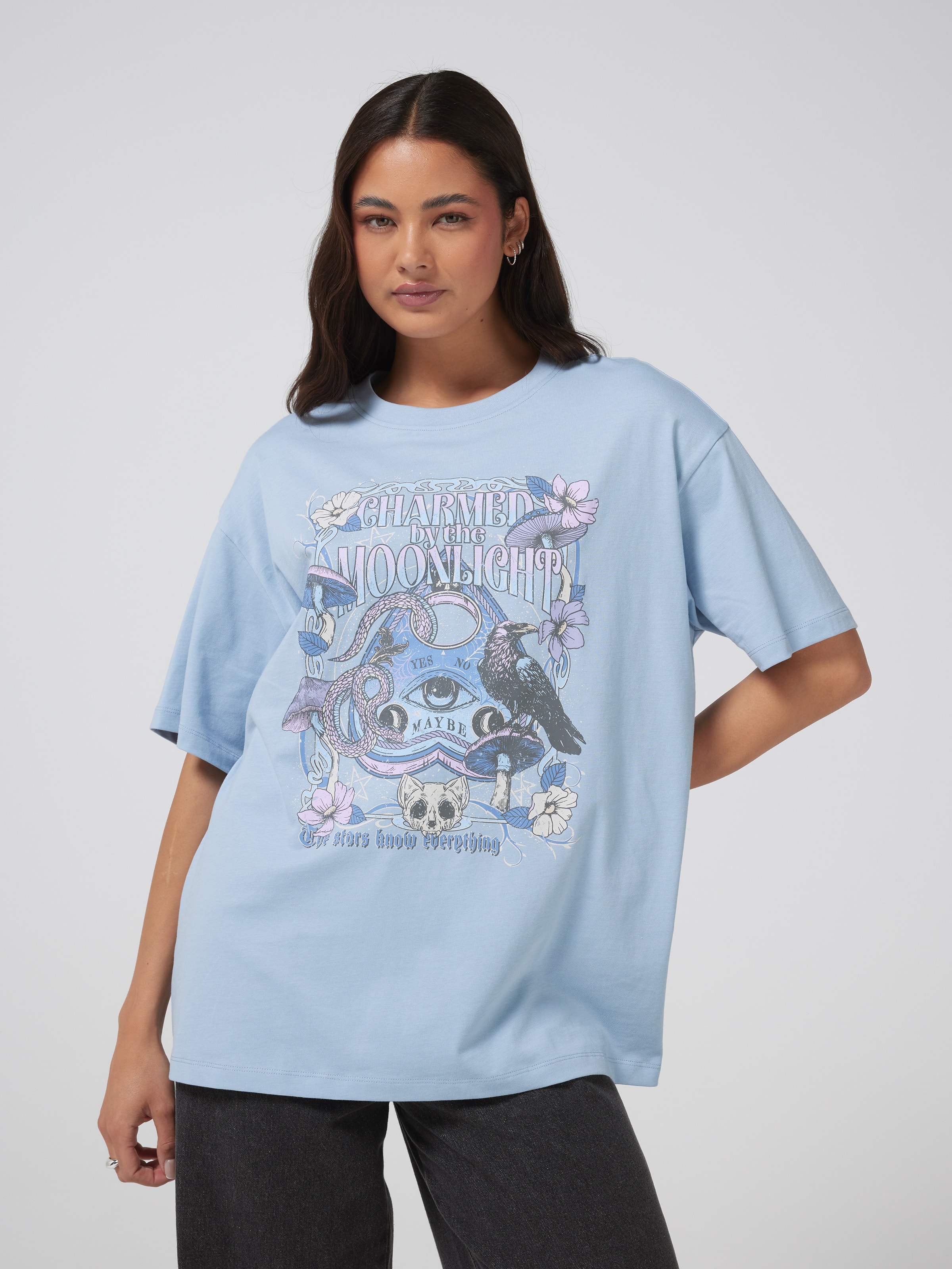 Mystic Ouija Oversized Tee - Jay Jays Online