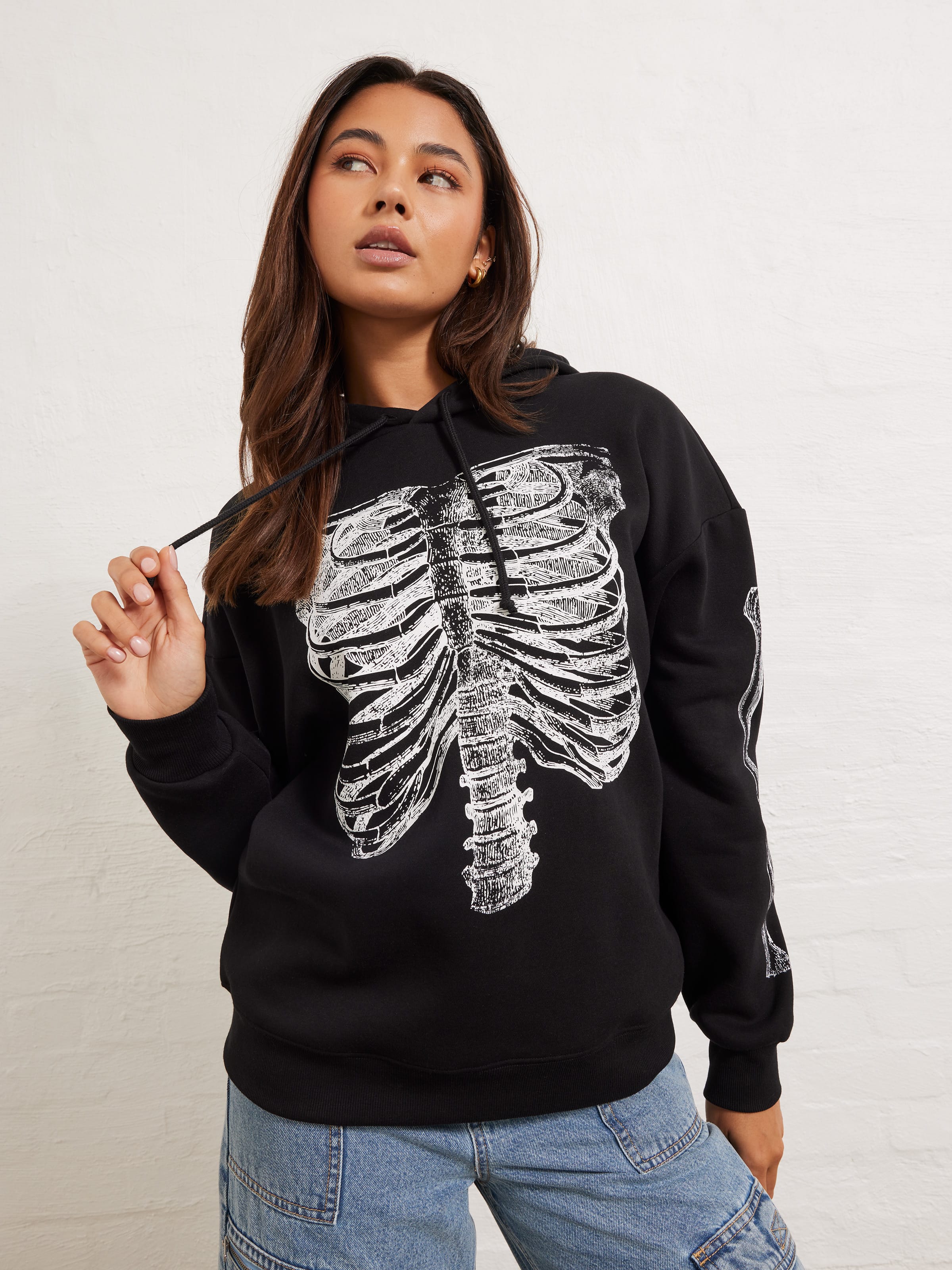 Rib Cage Oversized Hoodie - Jay Jays Online