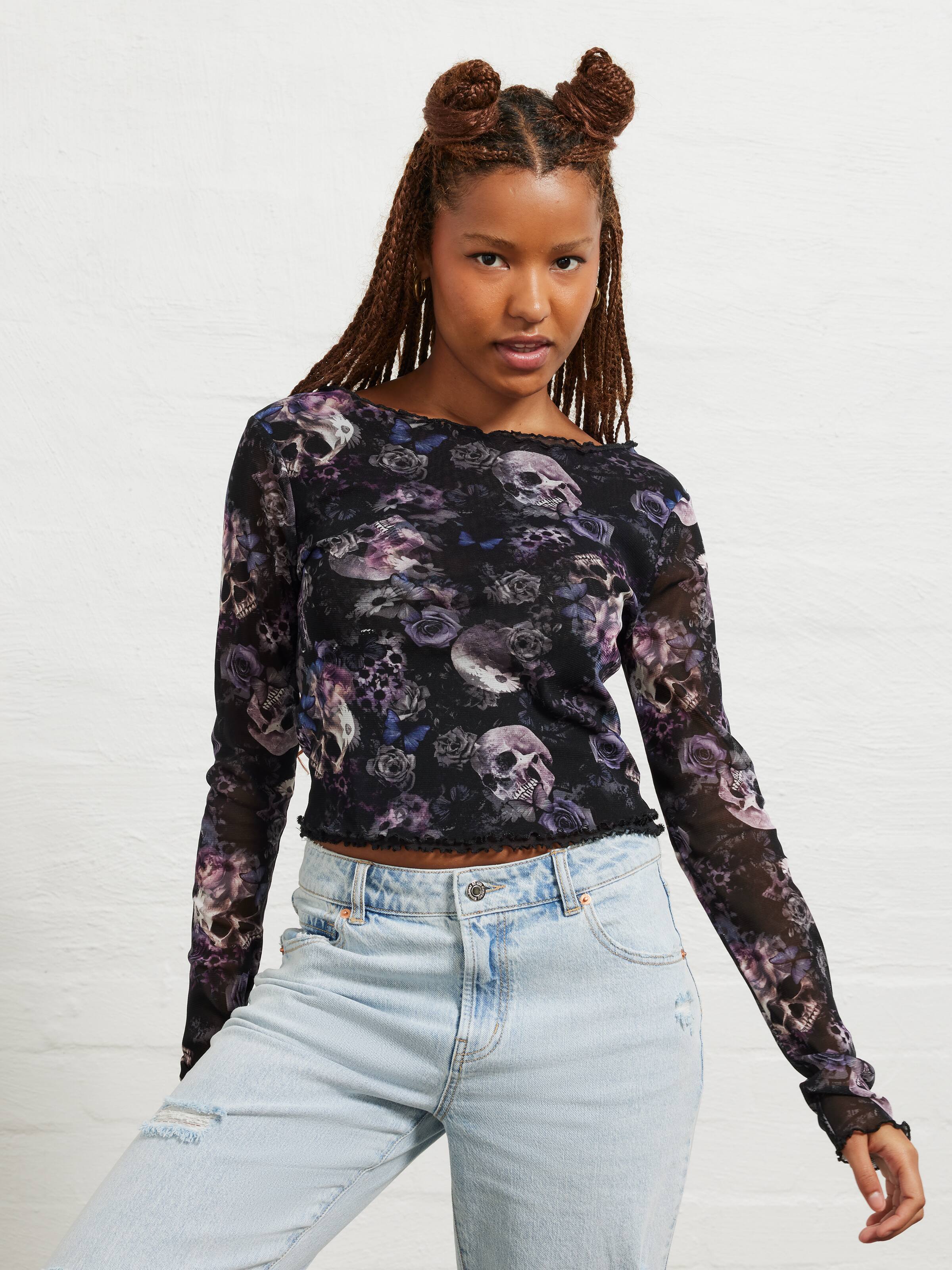 Mystic Mesh Long Sleeve Top - Jay Jays Online