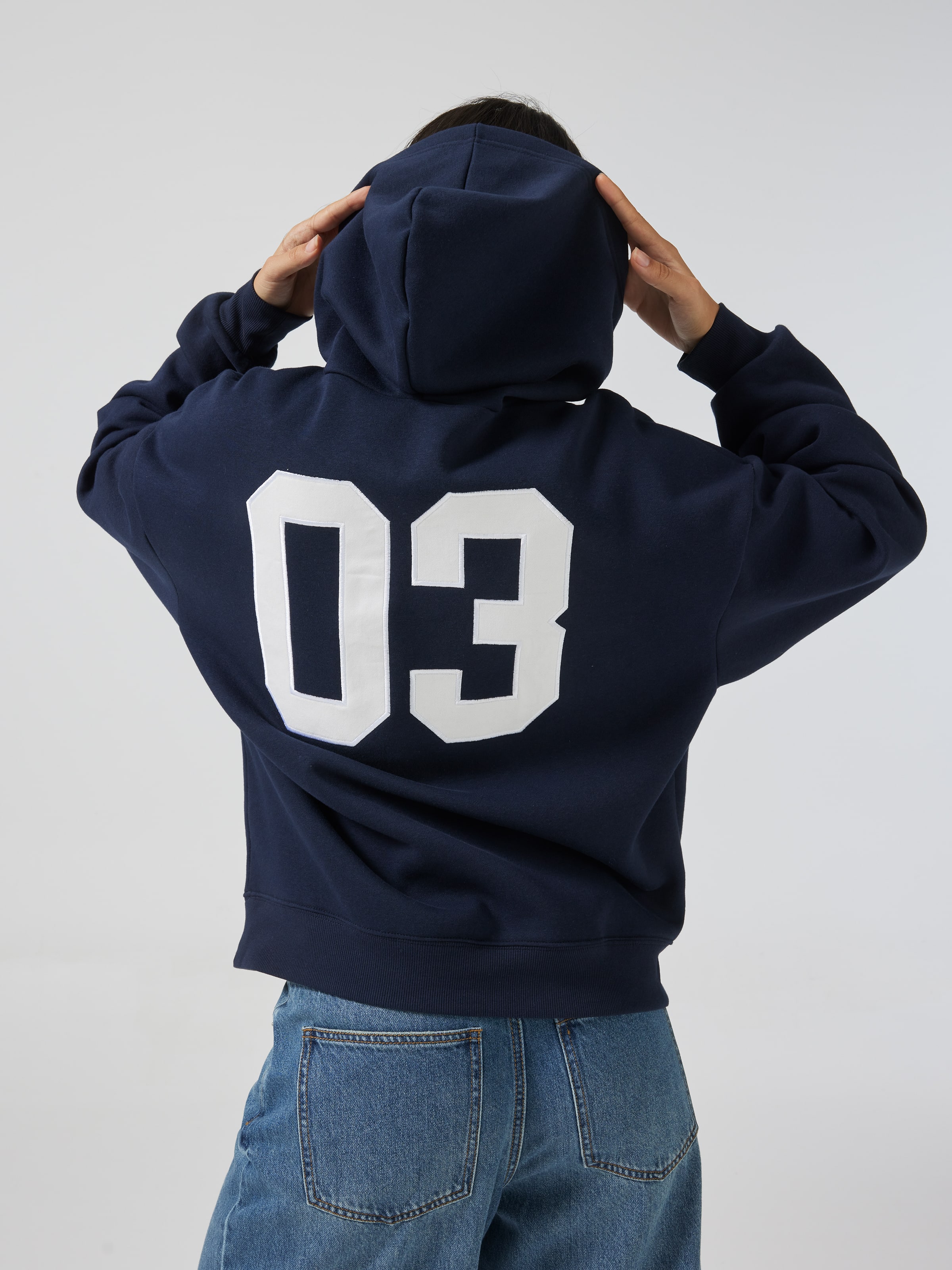 03 Oversized Hoodie Midnight Blue - Jay Jays Online