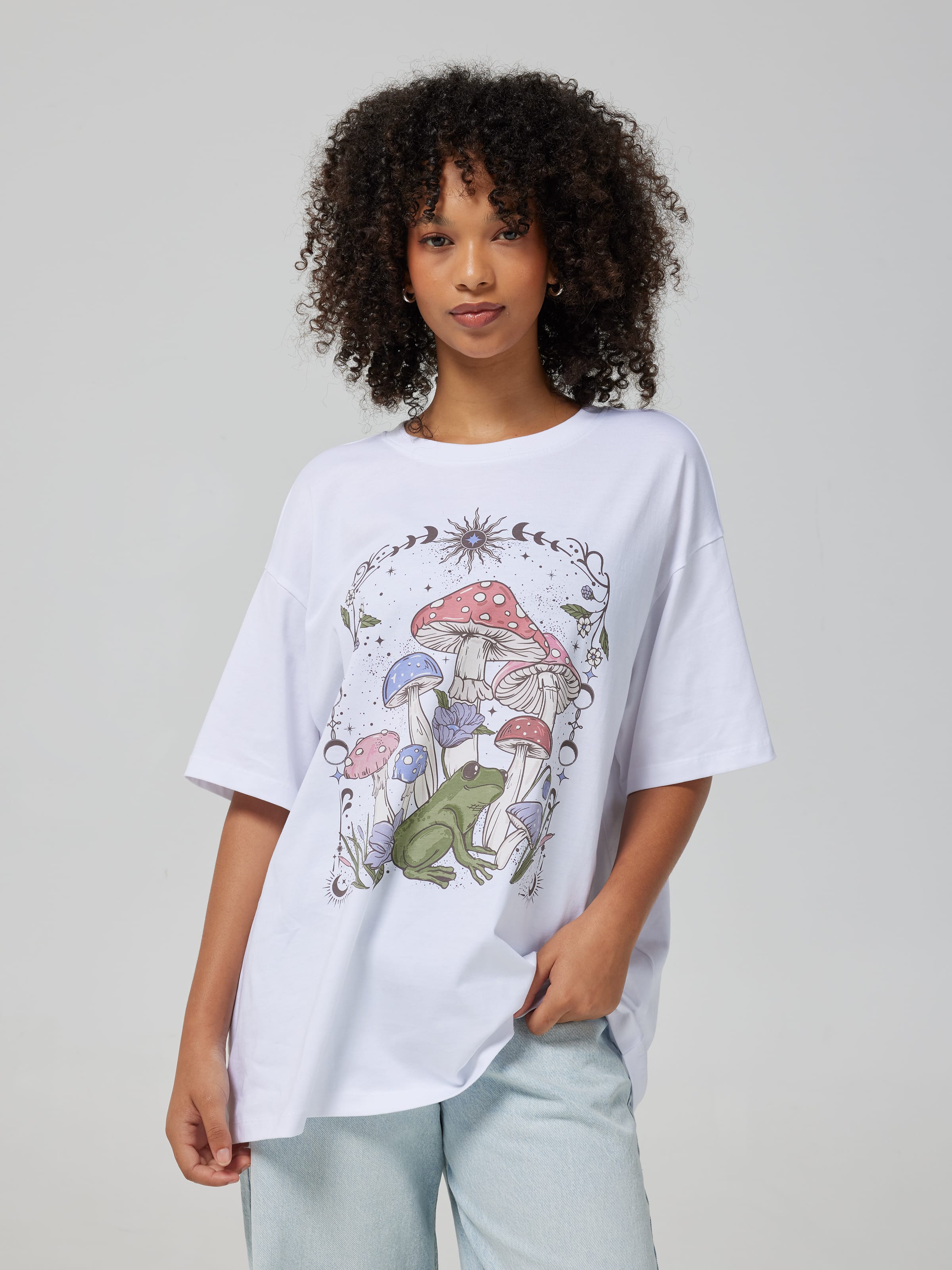 Mystic Frog Oversized Tee - Jay Jays Online