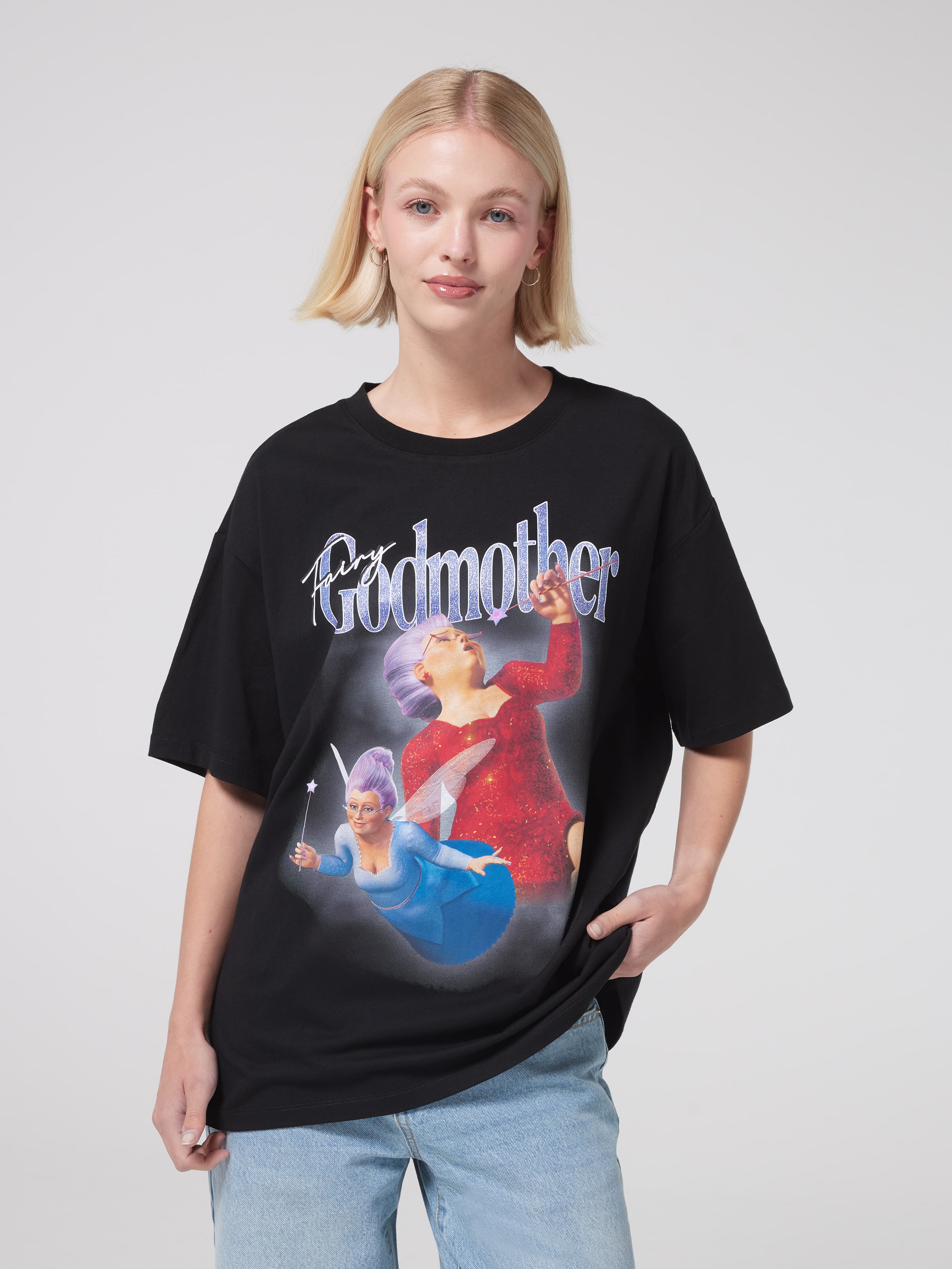 Shrek Fairy Godmother Oversized Tee - Jay Jays Online