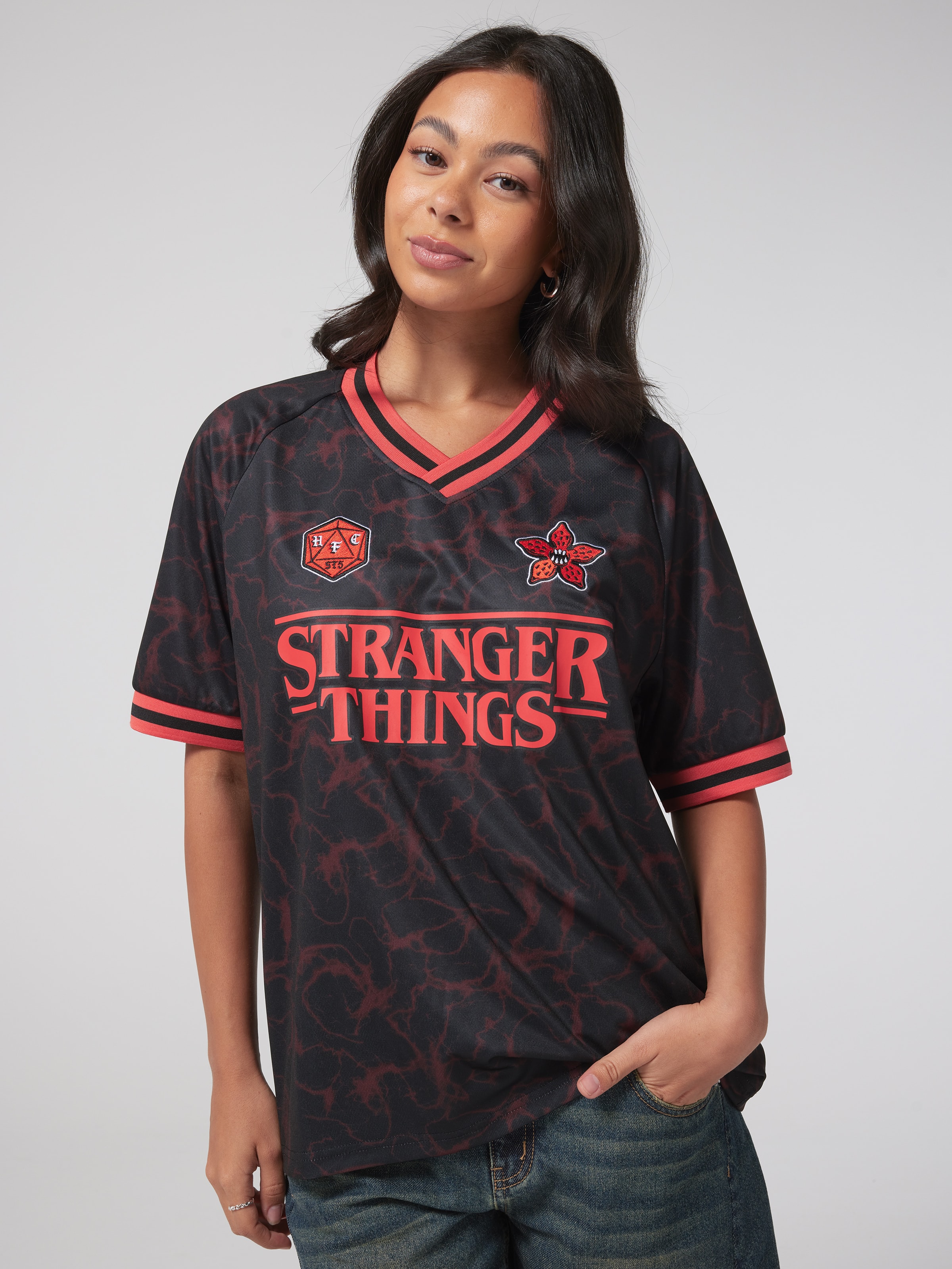 Stranger Things Logo Jersey - Jay Jays Online