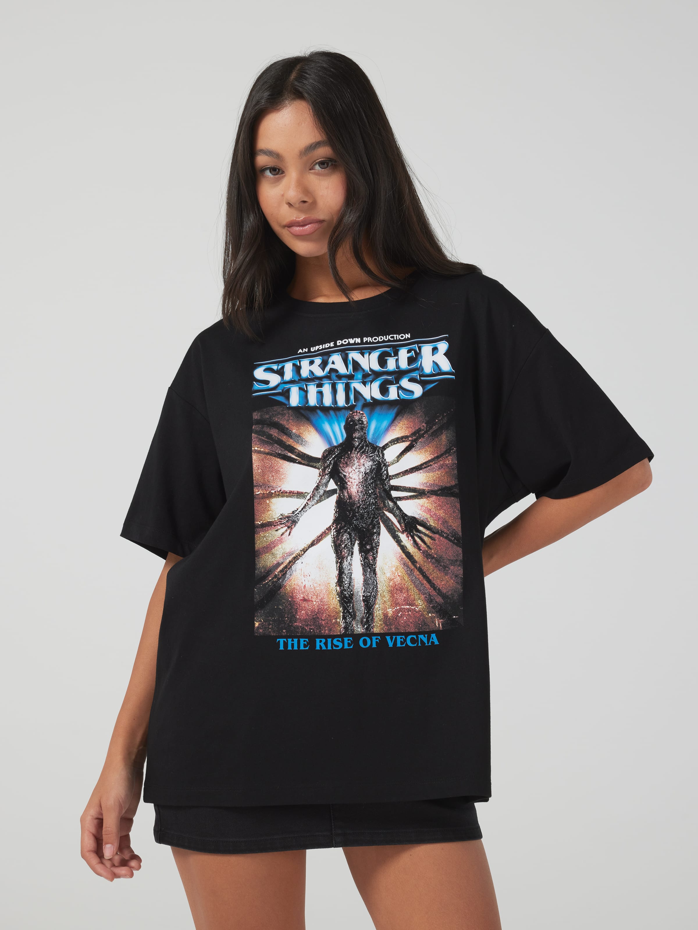 Stranger Things Rise Of Vecna Oversized Tee - Jay Jays Online