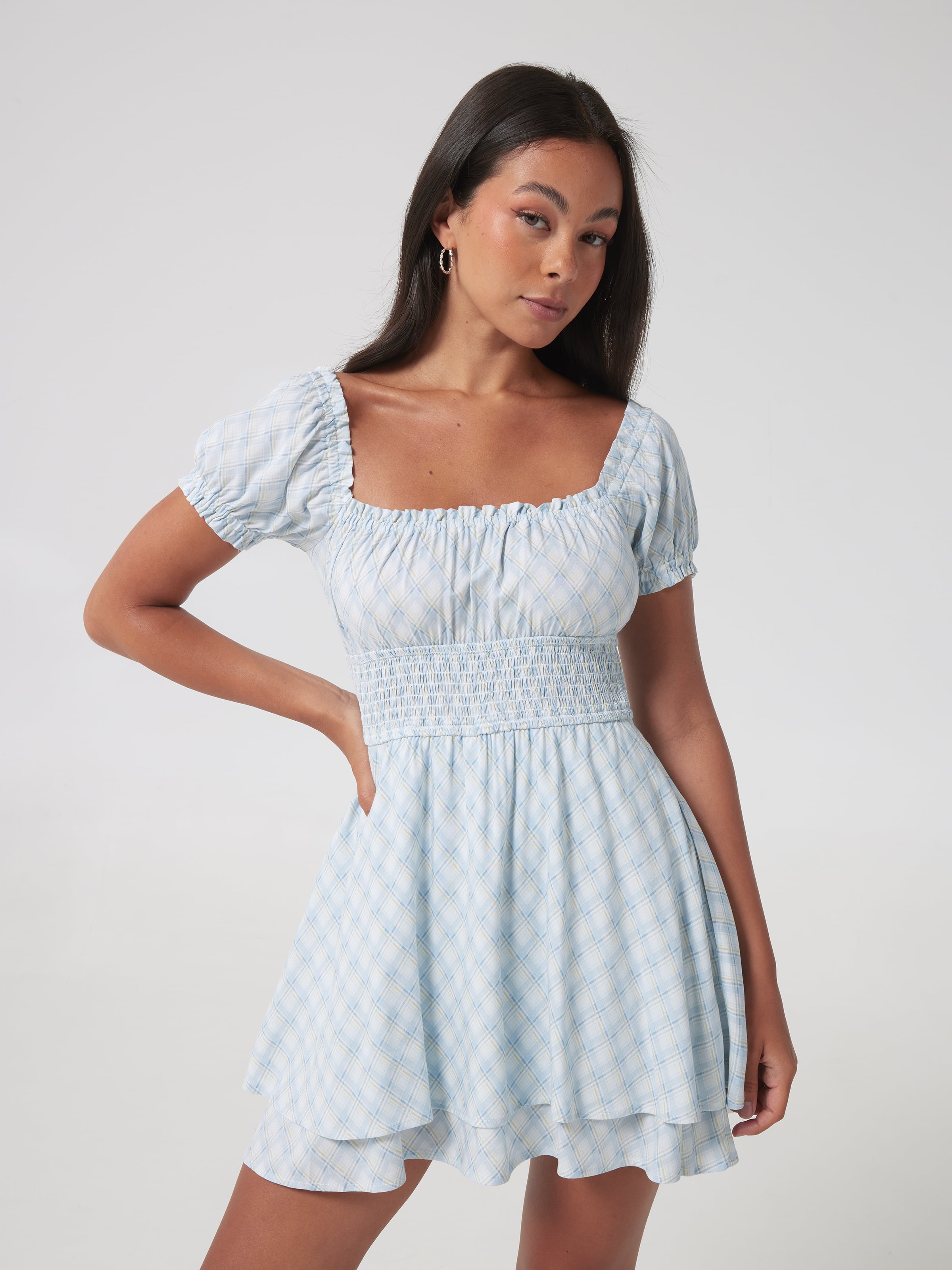 Tilly Skort Dress Diamond Check - Jay Jays Online