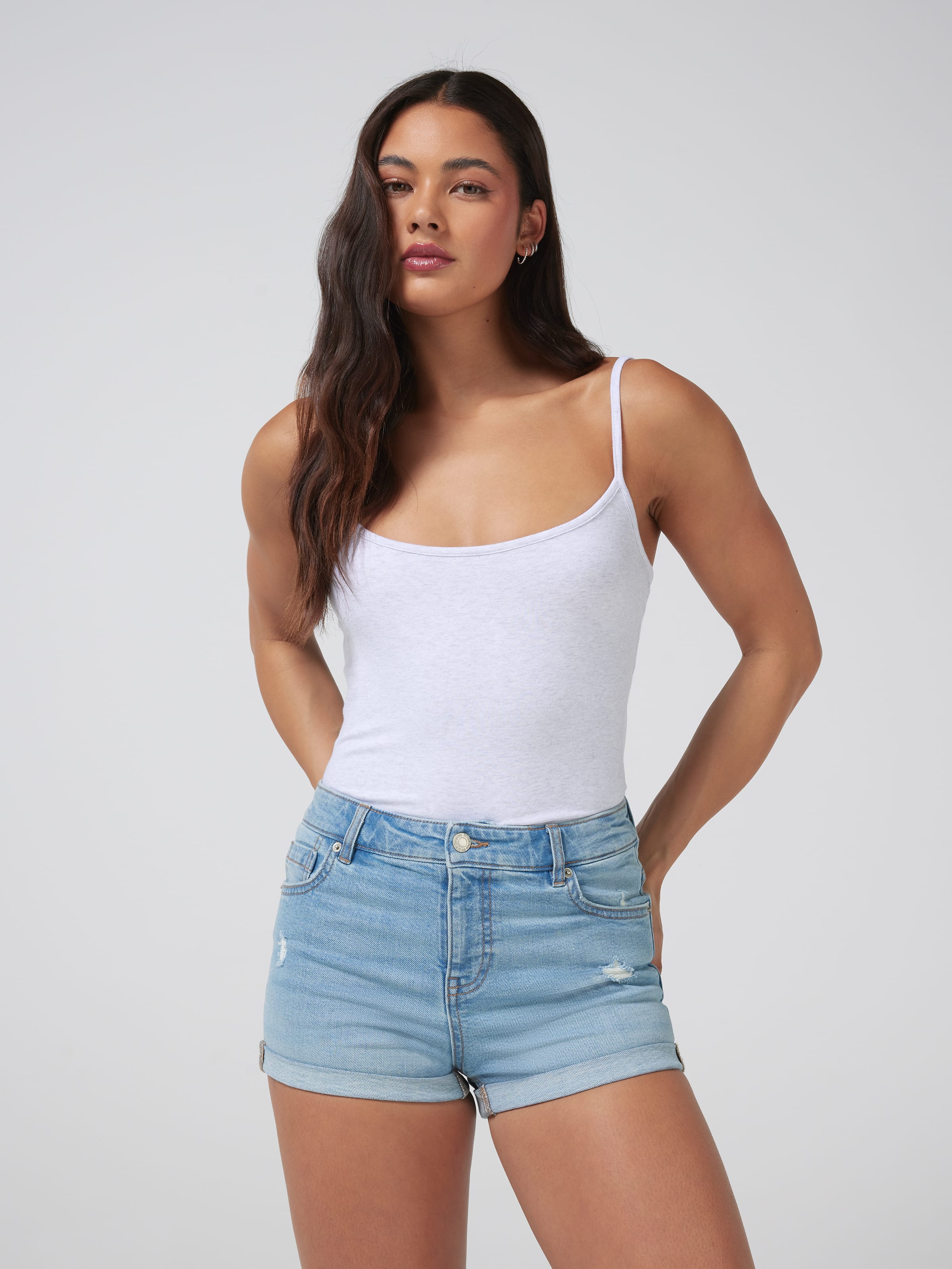 Trixie Mid Rise Cheeky Short S24 Bleach - Jay Jays Online
