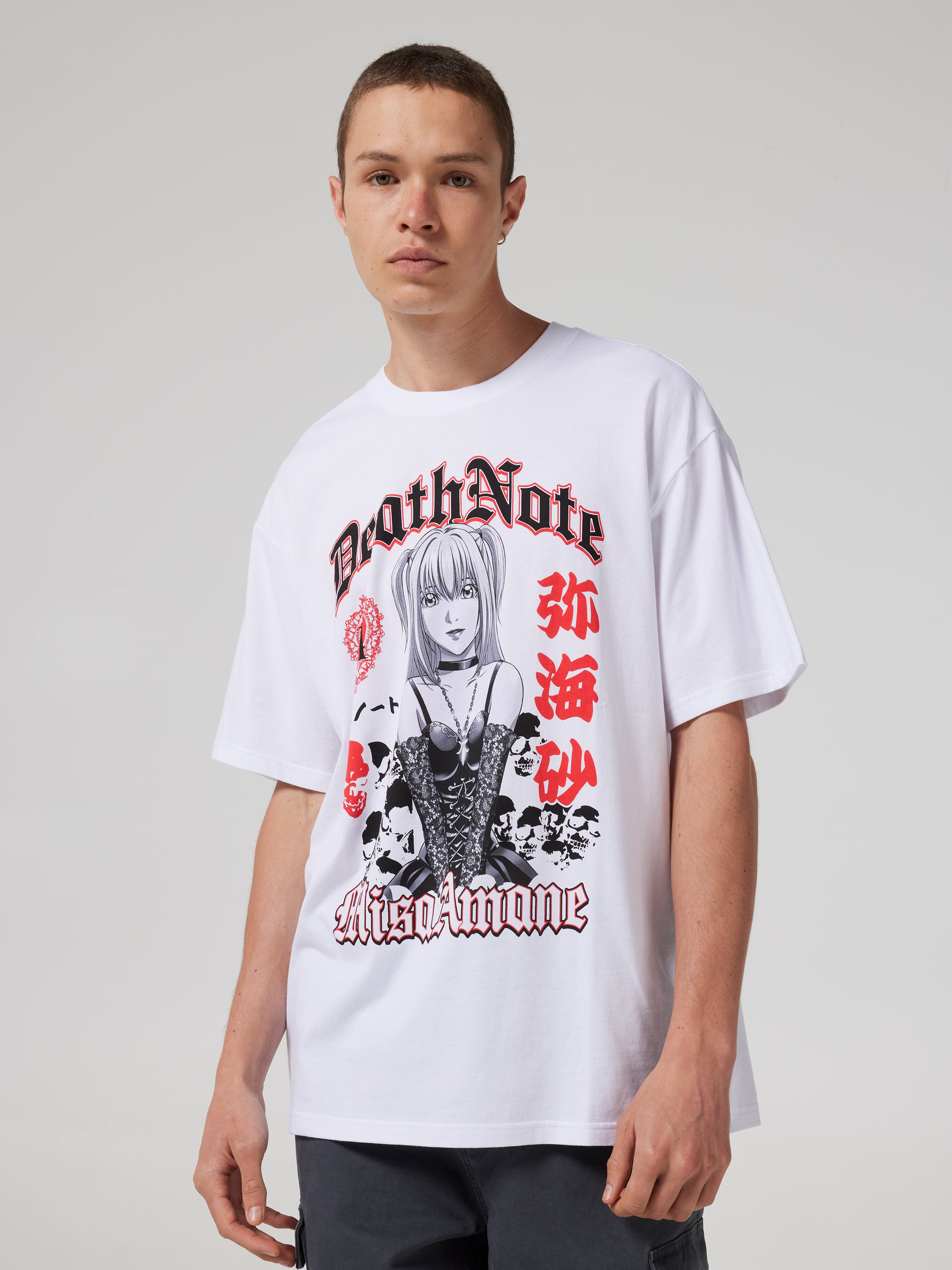 Deathnote Misa Relax Short Sleeve Tee White - Jay Jays Online