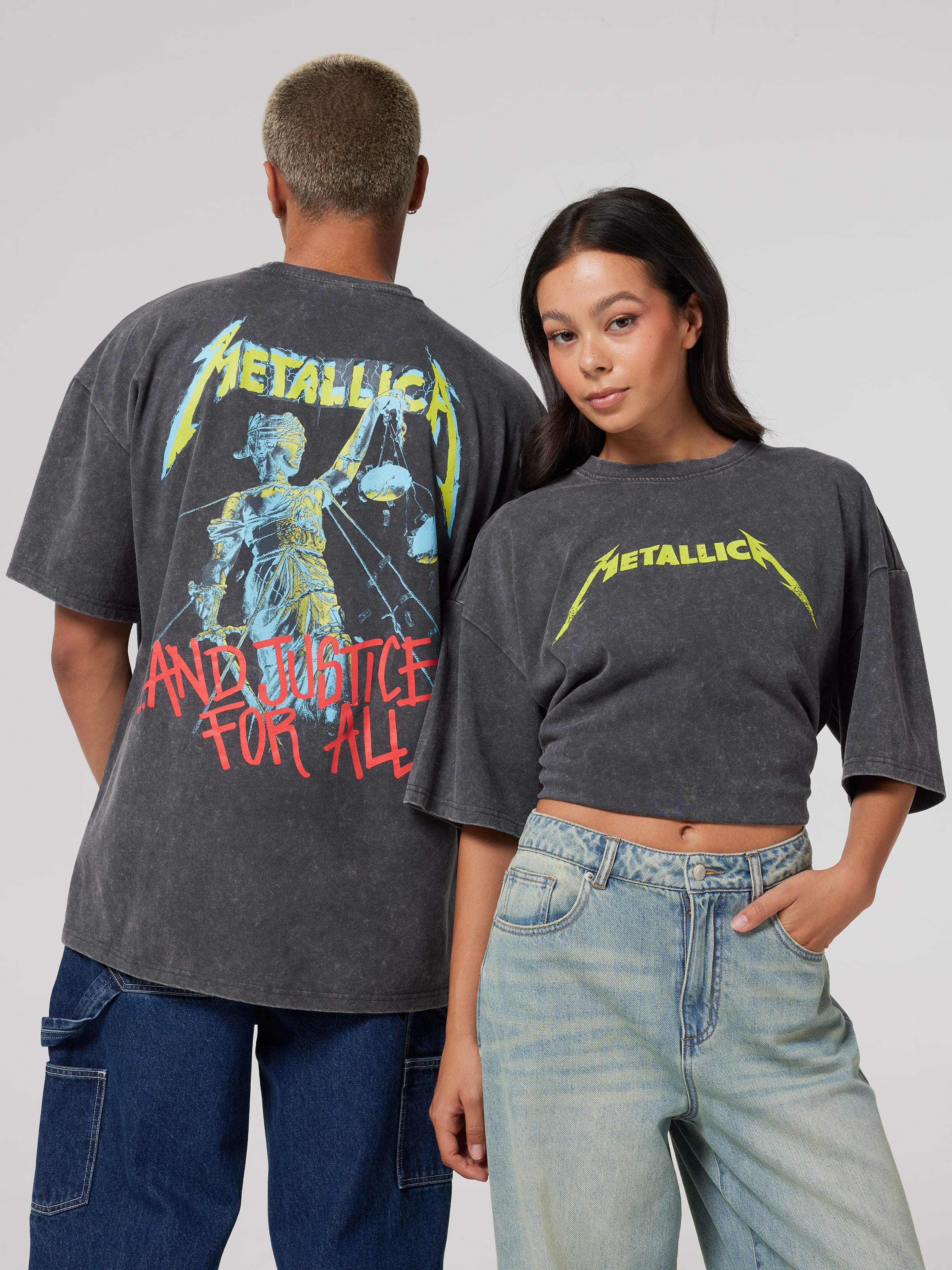 Metallica Justice Oversized Tee - Jay Jays Online