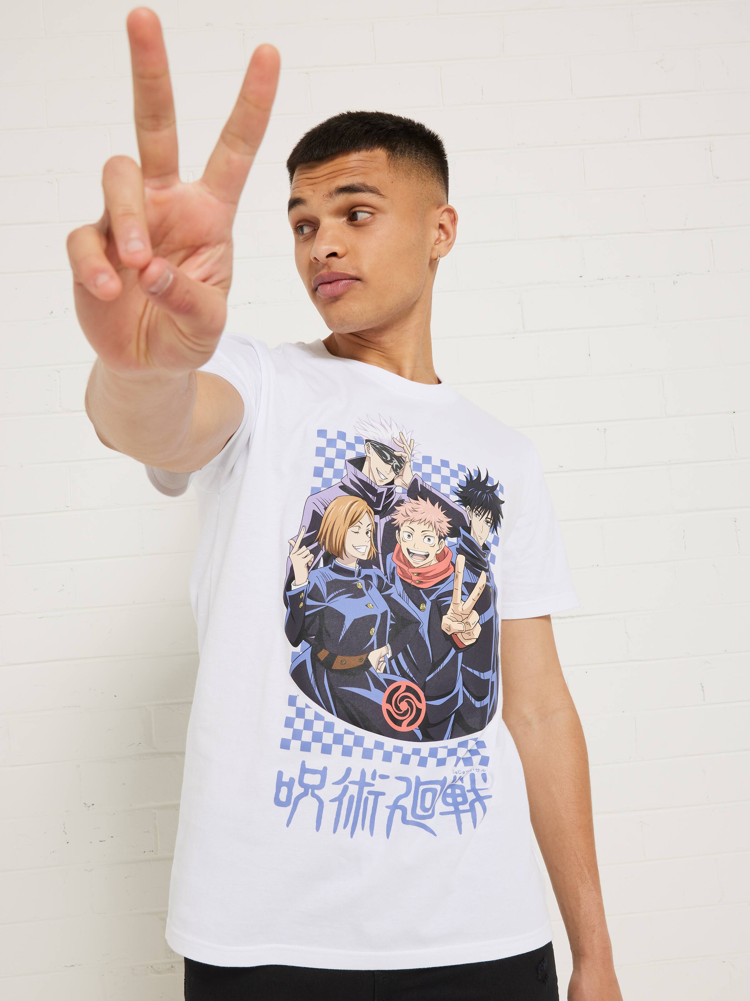 Jujutsu Kaisen Check Tee - Jay Jays Online