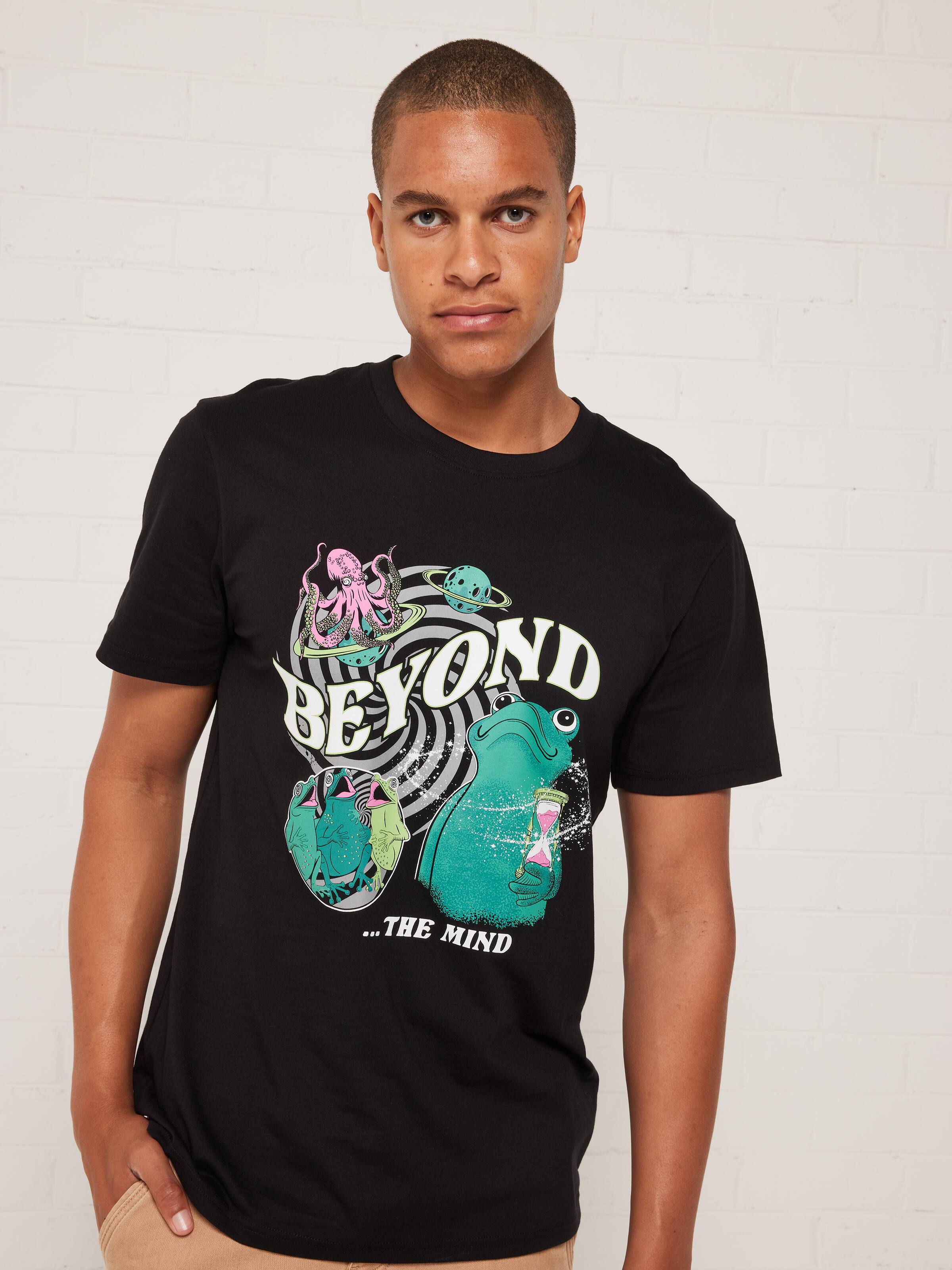 Trippy Frog Beyond Mind Tee - Jay Jays Online