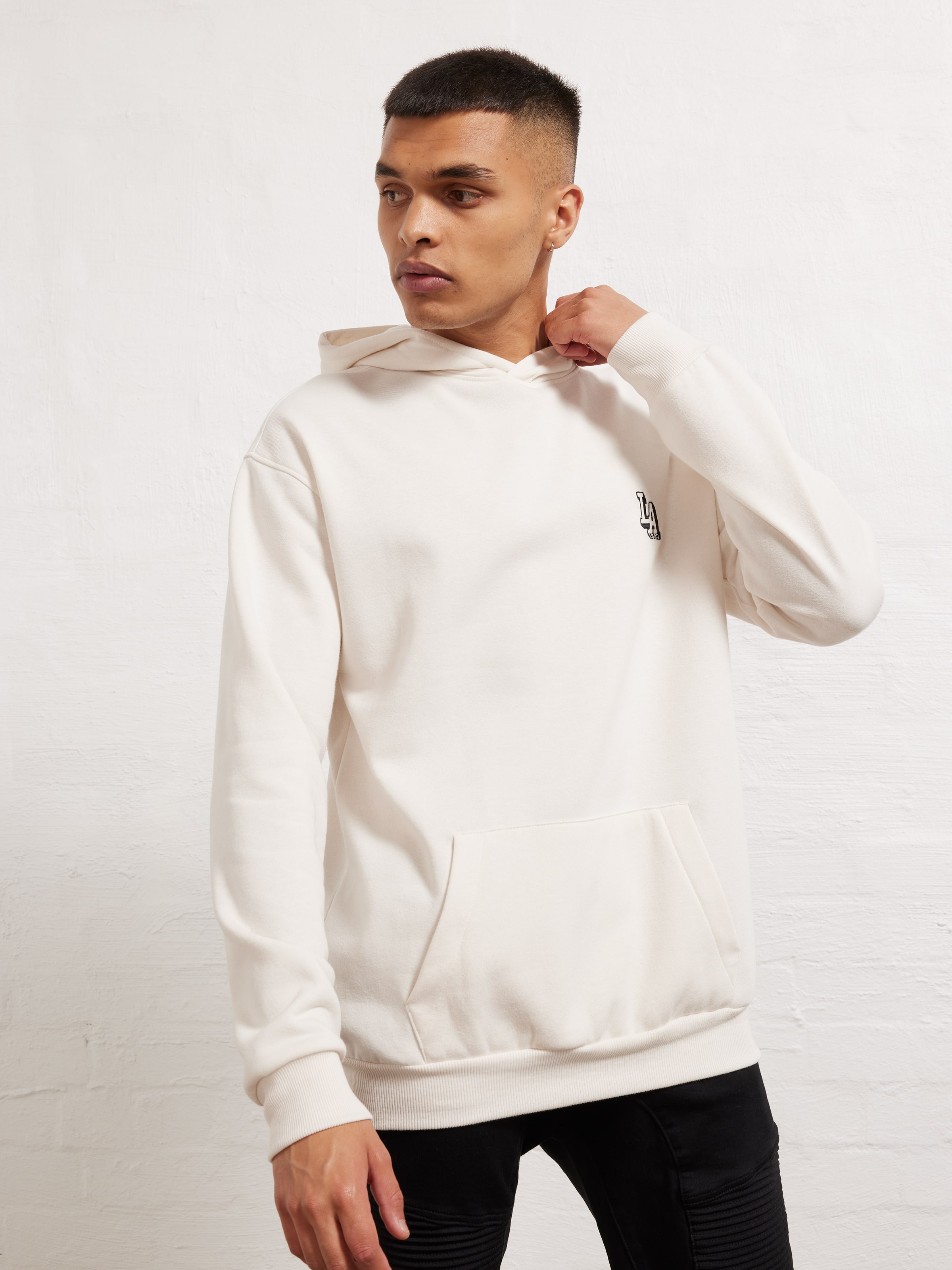 Basic Embroidered Hoodie - Jay Jays Online