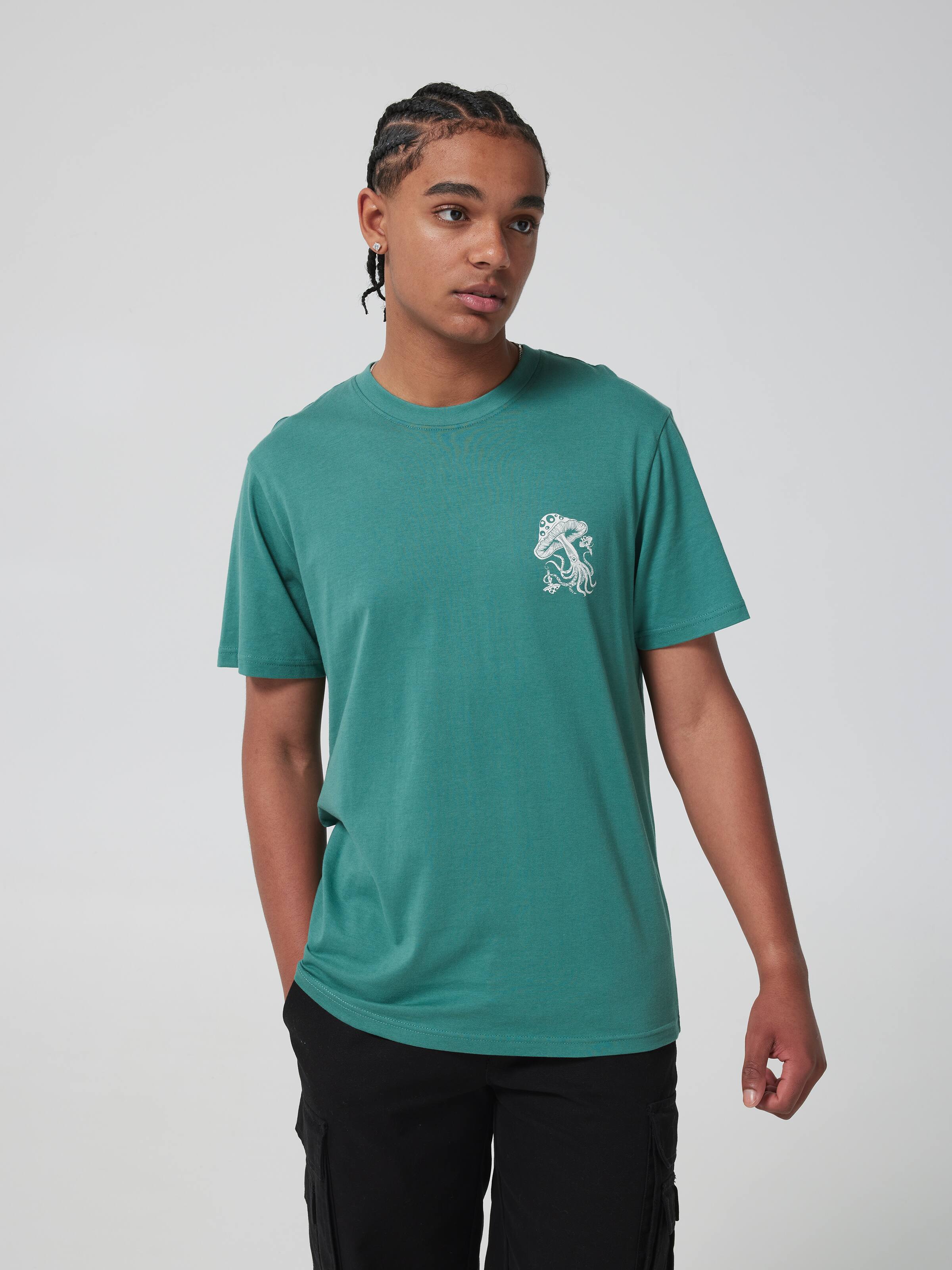 Trippy Squid Short Sleeve Tee Clover Green - Jay Jays Online