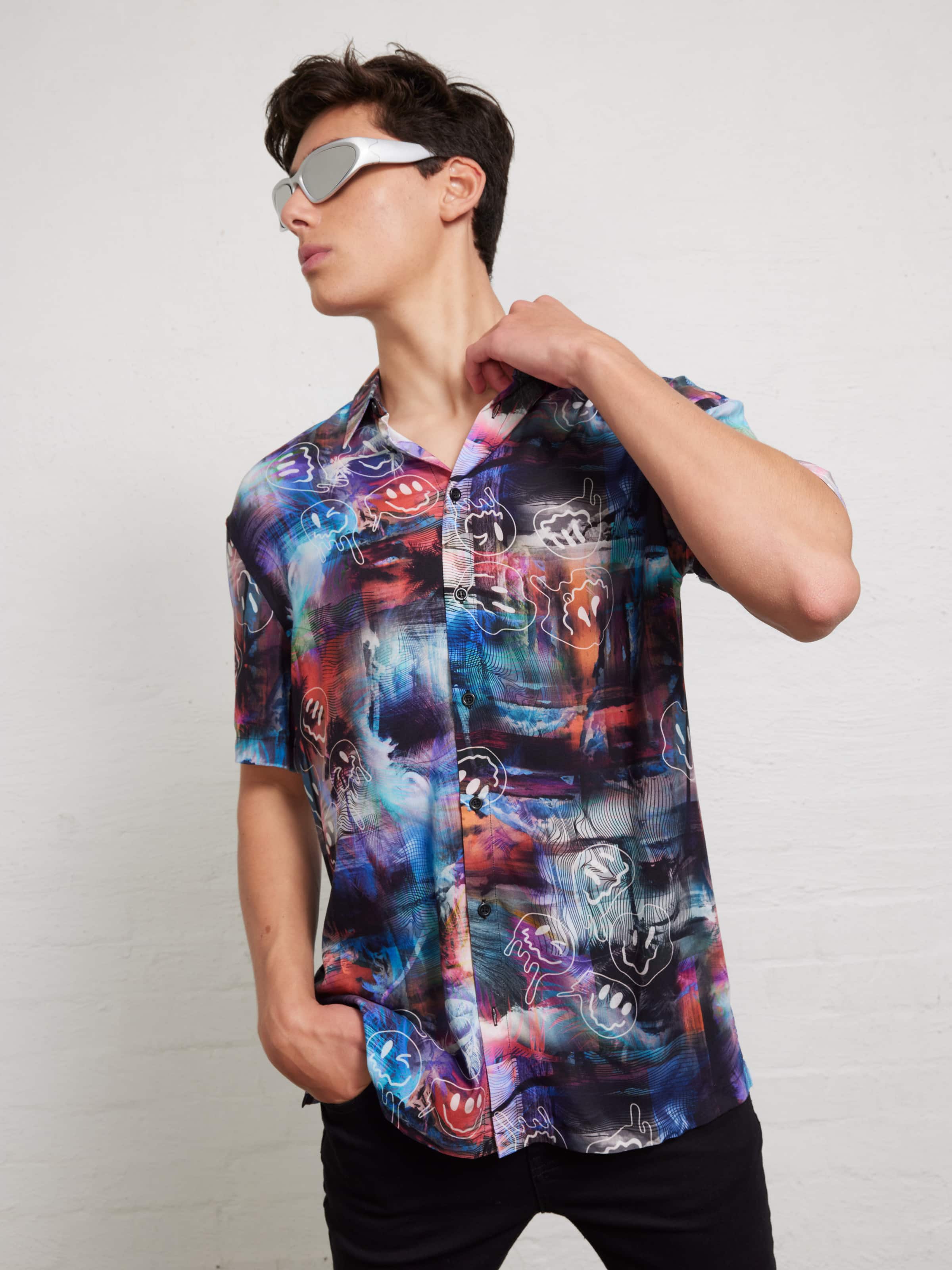 Multi Trippy Surf Resort Shirt - Jay Jays Online