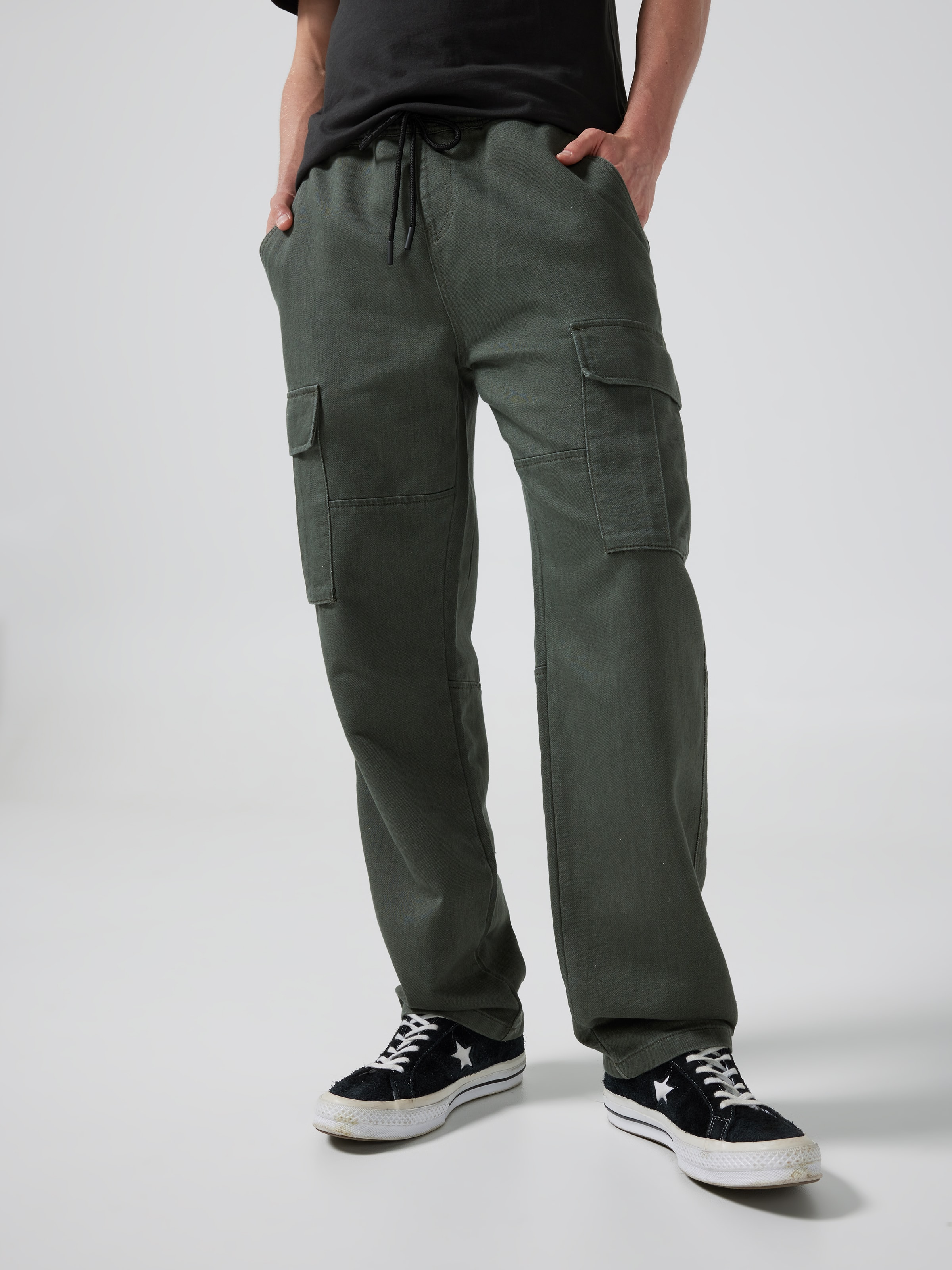 Benny Baggy Cargo Lt Mid Khaki - Jay Jays Online