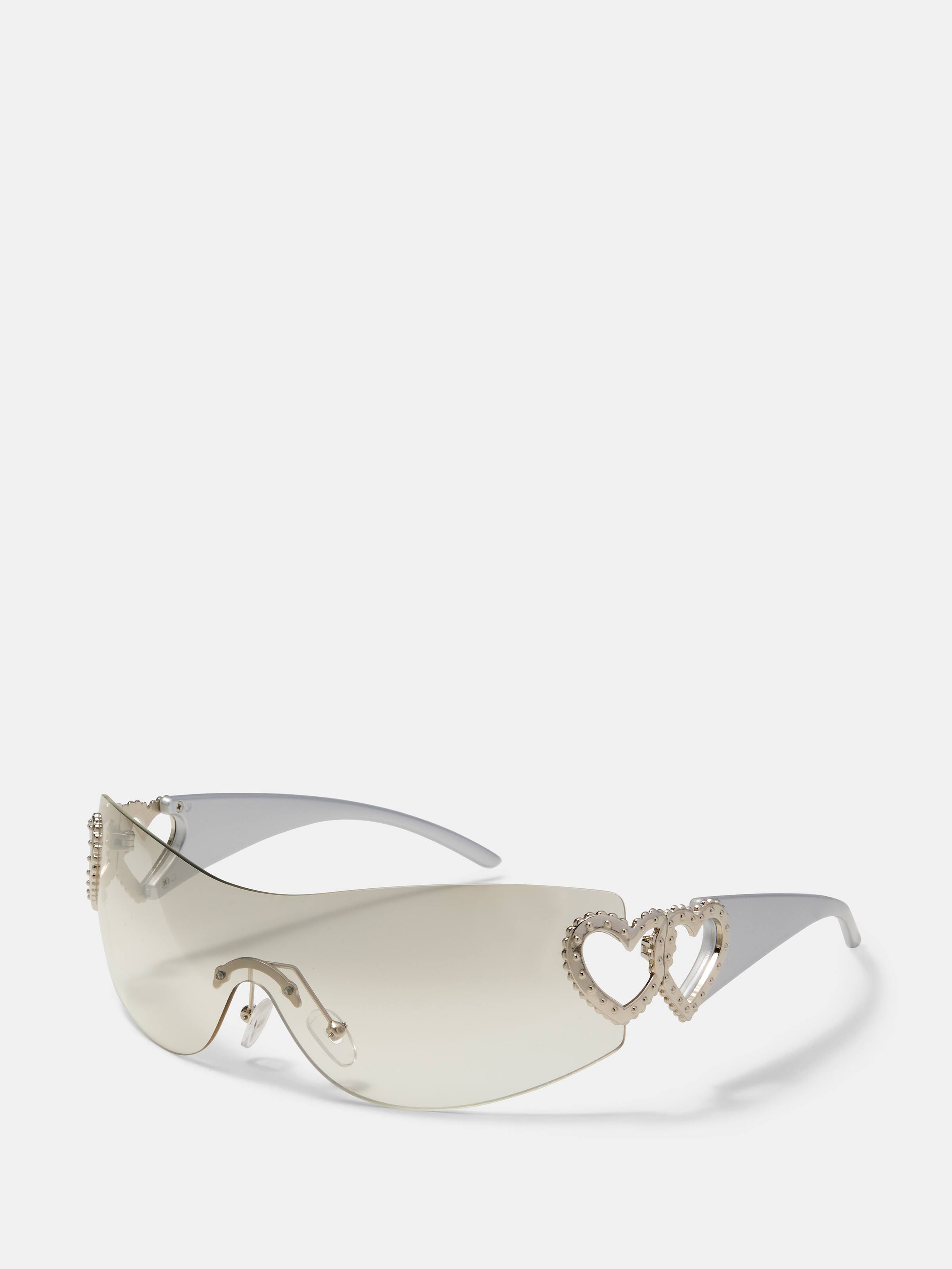 Devon Shield Sunglasses Silver - Jay Jays Online