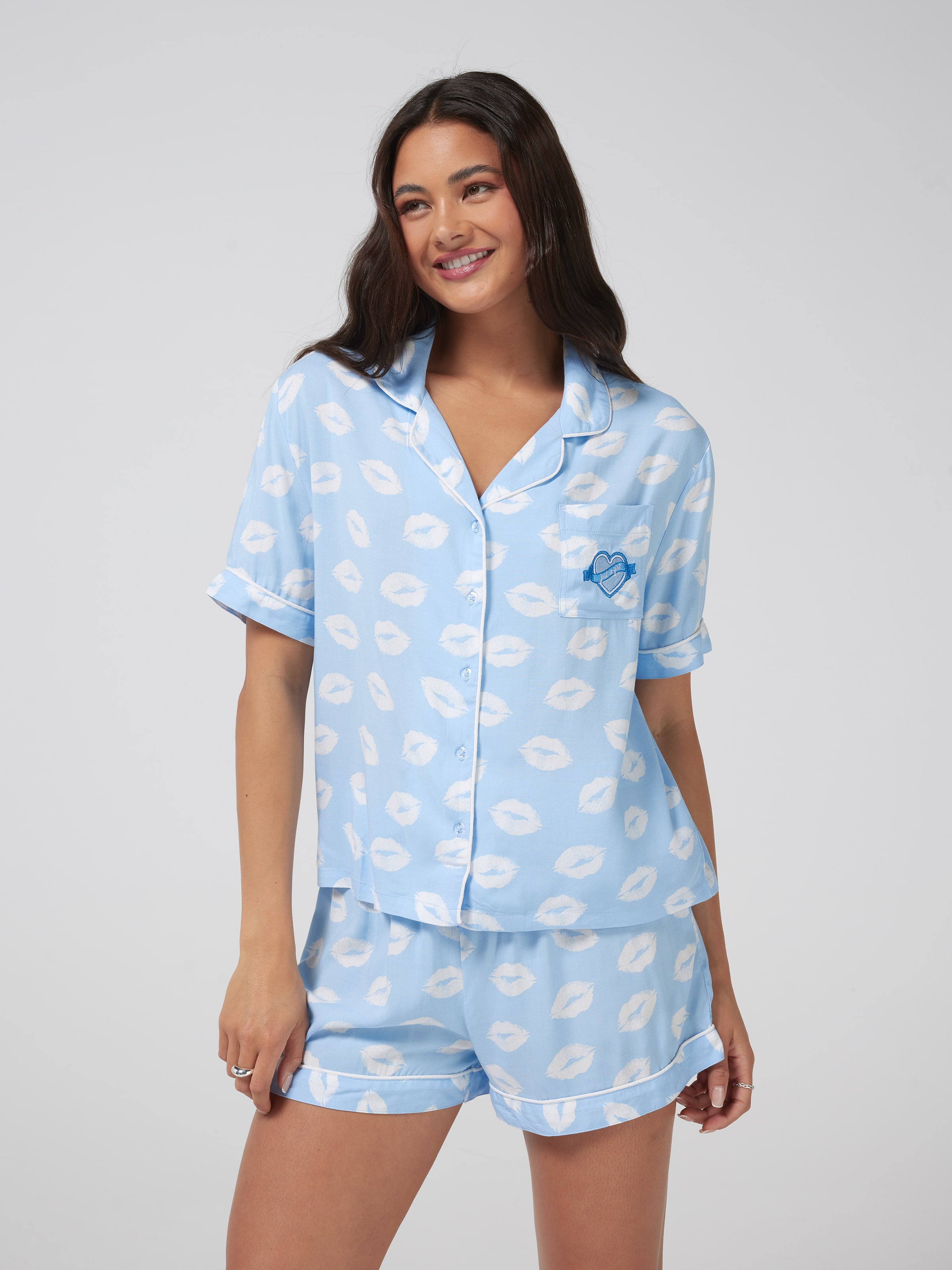 Embroidered Pyjama Gift Set Just A Girl - Jay Jays Online